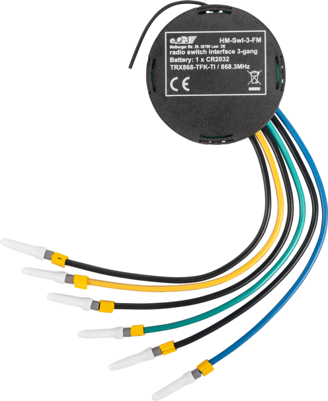 HomeMatic Wireless Switch Interface 3 channels, flush-mount - eQ-3