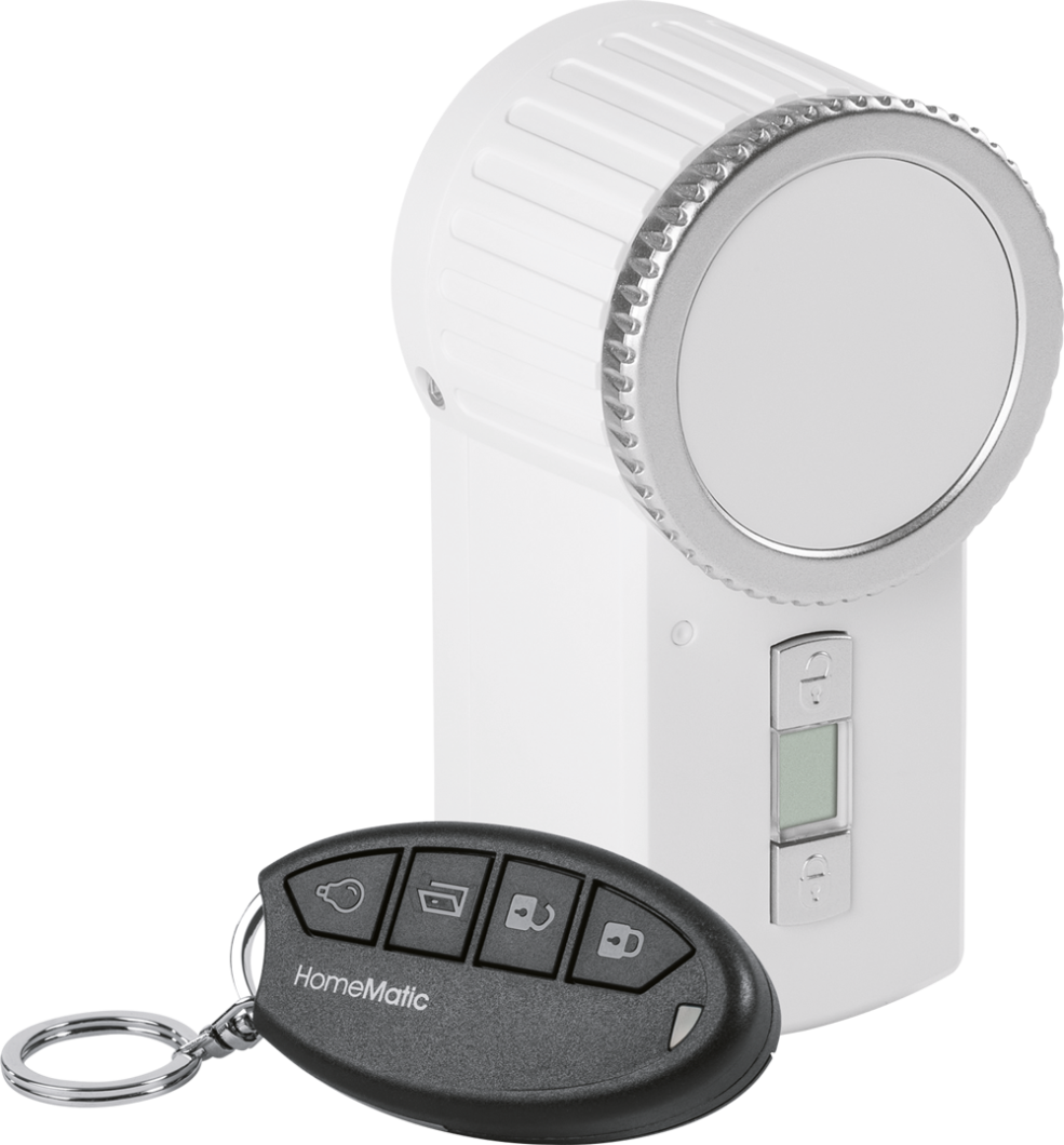 HomeMatic Wireless Door Lock Actuator KeyMatic, white with remote ...
